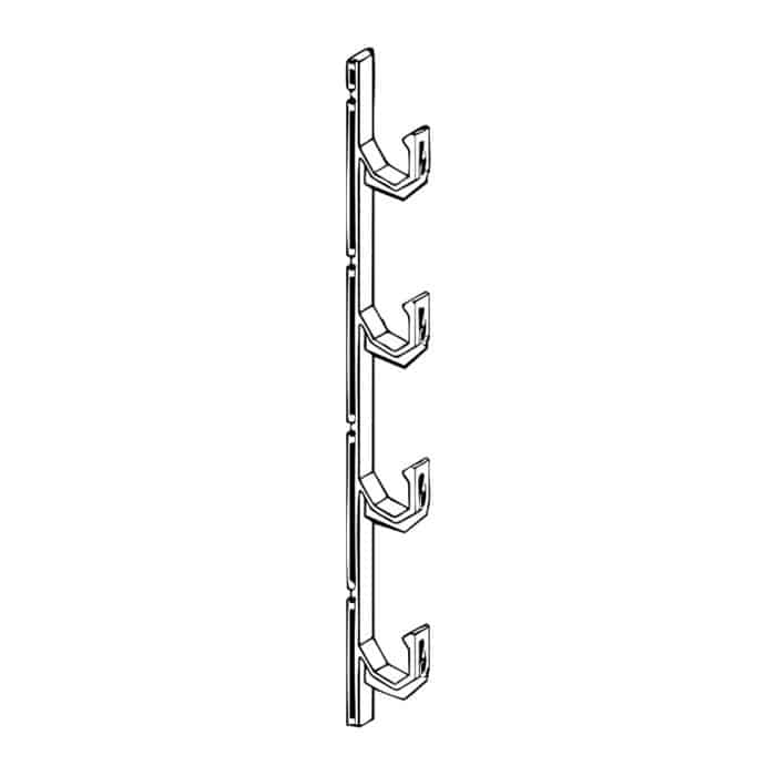 12" Nylon Strip of Hooks - Mobile Storage Systems | Pipp Mobile